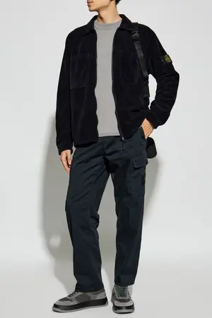 Stone Island Logo Patch Knitted Jumper