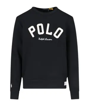 Polo Ralph Lauren The Rl Fleece Logo Sweatshirt - Black