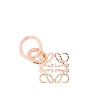 Loewe Anagram Keyring - Nude