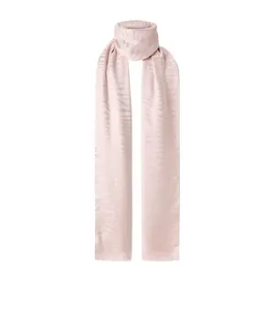 Fendi Tiger Animalier Jacquard Silk And Cashmere Stole
