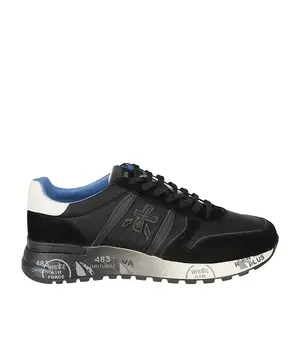 Premiata Lace-up Low-cut Casual Shoes - Black