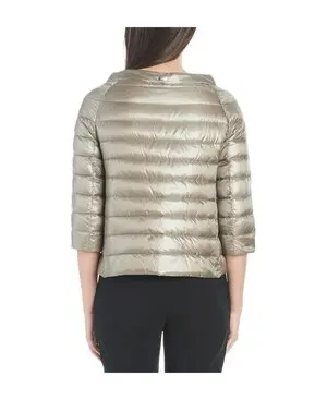 Herno Cropped Sleeve Down Jacket