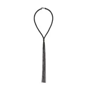 Brunello Cucinelli Tubular Chocker Necklace - Black