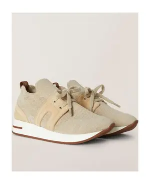 Loro Piana 360 Lp Flexy Walk Flat Cut Wool Casual Sneakers