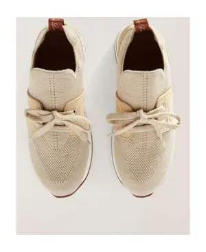 Loro Piana 360 Lp Flexy Walk Flat Cut Wool Casual Sneakers