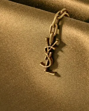 Saint Laurent Evening Soft Clutch In Satin