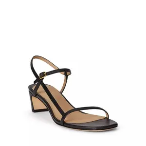 Ralph Lauren Lainee Real Leather Heeled Sandals