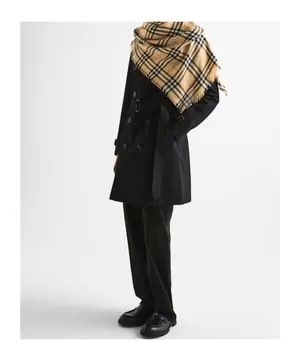 Burberry Plaid Lightweight Scarf