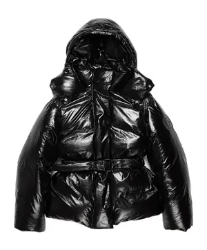 Acne Studios Belted Puffer Jacket - Black