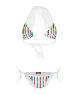 Missoni Two-piece Triangle Bikini Set - White