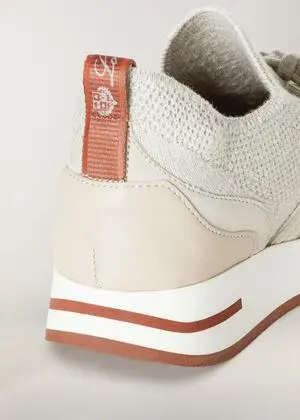 Loro Piana 360 Lp Flexy Walk Flat Low-cut Wool Casual Sneakers