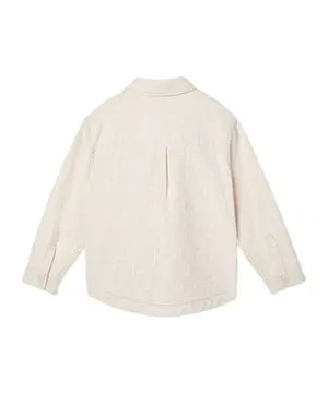Fendi Ff Logo Denim-effect Shirt Jacket
