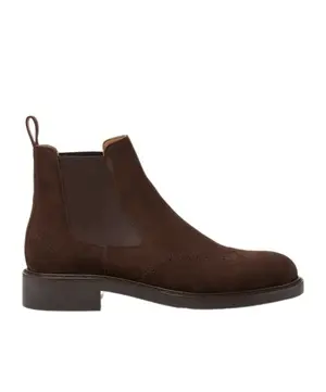 Loro Piana Oliver Walk Chelsea Boot - Chocolate-colored