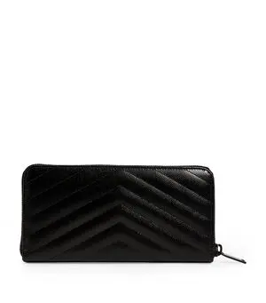Saint Laurent Monogram Zip-around Wallet