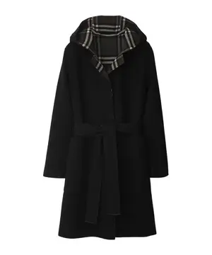 Burberry Reversible Belted Hooded Coat