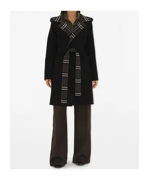 Burberry Reversible Belted Hooded Coat