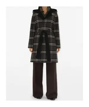 Burberry Reversible Belted Hooded Coat