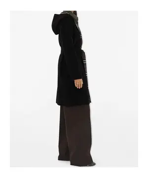 Burberry Reversible Belted Hooded Coat