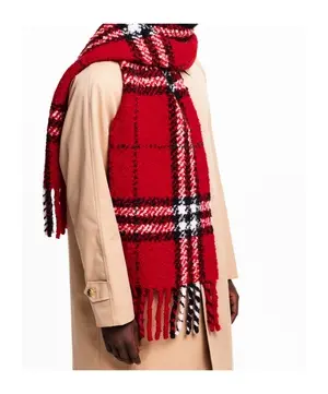 Burberry Plaid Pattern Scarf