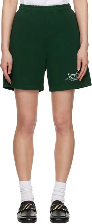 SPORTY  RICH Sporty & Rich New York Gym Shorts