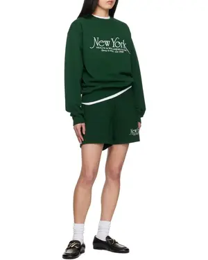 SPORTY  RICH Sporty & Rich New York Gym Shorts