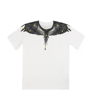 MARCELO BURLON COUNTY OF MILAN Wings-print Cotton T-shirt - White