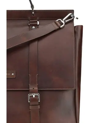 Brunello Cucinelli Logo Patch Foldover-top Travel Bag
