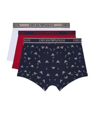 Emporio Armani Core Logo Boxer Brief 3-pack - Black