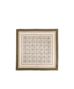 Loro Piana Loro Piana Graphic Printed Scarf Nude
