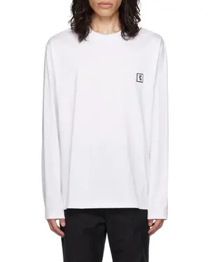 WOOYOUNGMI Embossed Long-sleeved T-shirt