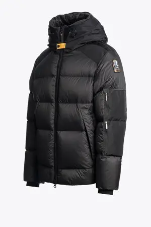 PARAJUMPERS Tyrik Hooded Down Jacket - Black