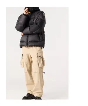 PARAJUMPERS Tyrik Hooded Down Jacket - Black