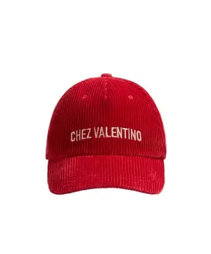 Valentino Garavani Embroidered Logo Baseball Cap - Red