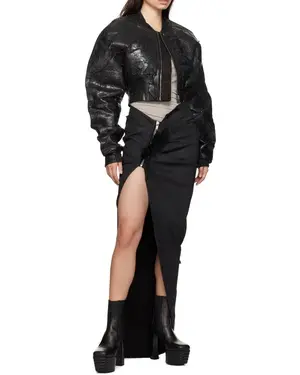 Rick Owens Collage Bomber Jacket