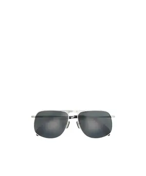 Moncler Vitessa Aviator Sunglasses - Shiny Silver