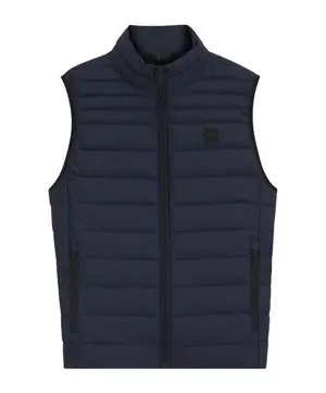Hugo Boss Orange Padded Lightweight Gilet - Black