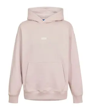 Hugo Boss Relaxed Fit Hooded Sweatshirt - Nude