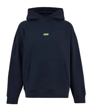 Hugo Boss Hooded Relaxed Fit Sweatshirt - Black