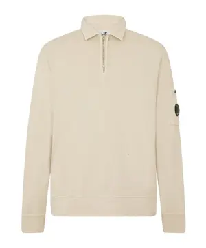 C.P. COMPANY 1/4 Zip Fleece Sn62 - Nude