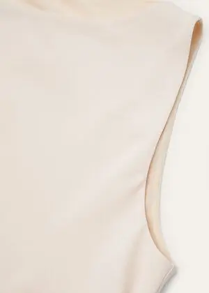 Loro Piana Mackenzie Sleeveless Boat Neck Top - Volcano Rose
