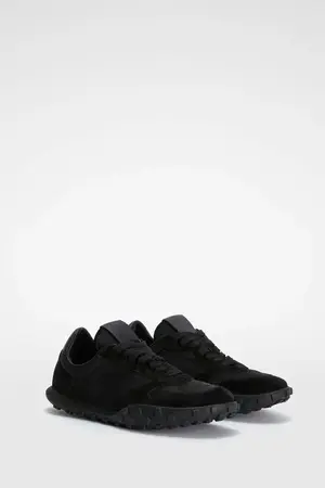 JIL SANDER Embossed Logo Low-top Sneakers - Black