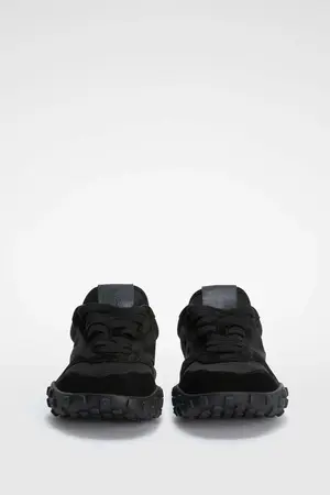 JIL SANDER Embossed Logo Low-top Sneakers - Black