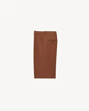 Saint Laurent Bermuda Shorts In Cashmere