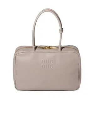 Miu Miu Beau Leather Top Handle Bag