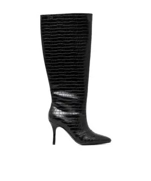 Liu Jo 95mm Croc Effect Stiletto Boots