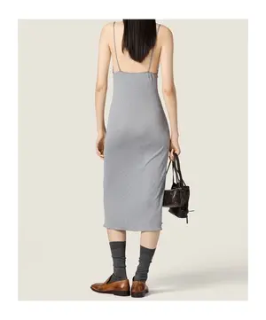Miu Miu Silk Jersey Dress