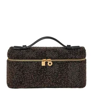 Loro Piana Extra Pocket L19 Shoulder Bag - Black/gold