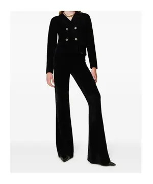 TWINSET Oval T Knit Flared Trousers
