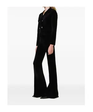 TWINSET Oval T Knit Flared Trousers