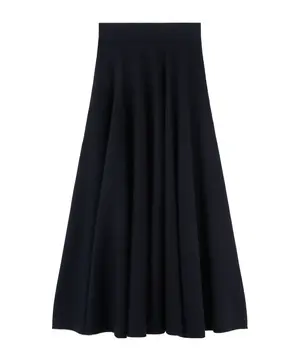 Loro Piana High-waisted Flared Skirt